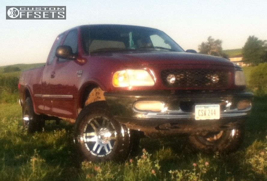 1997 Ford F-150 with 17x9 -12 Axe Offroad 79 and 285/70R17 Nitto Terra ...
