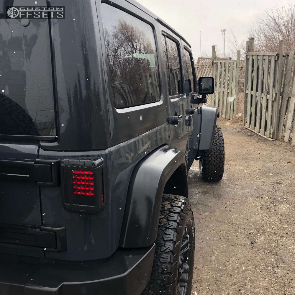 2017 Jeep Wrangler with 17x9 0 Ruffino Renegade II and 305/65R17 ...