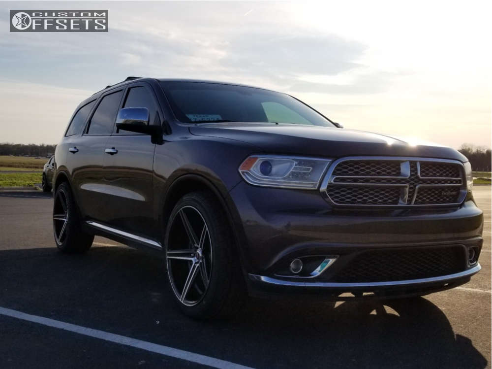 2016 Dodge Durango with 22x10.5 42 Spec-1 Sp-8 and 285/40R22 Nankang Sp ...