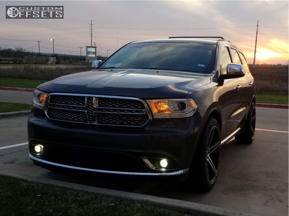2016 Dodge Durango with 22x10.5 42 Spec-1 Sp-8 and 285/40R22 Nankang Sp ...