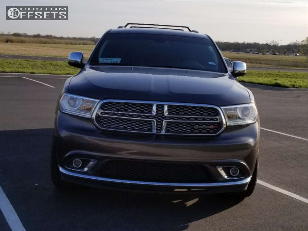 2016 Dodge Durango with 22x10.5 42 Spec-1 Sp-8 and 285/40R22 Nankang Sp ...