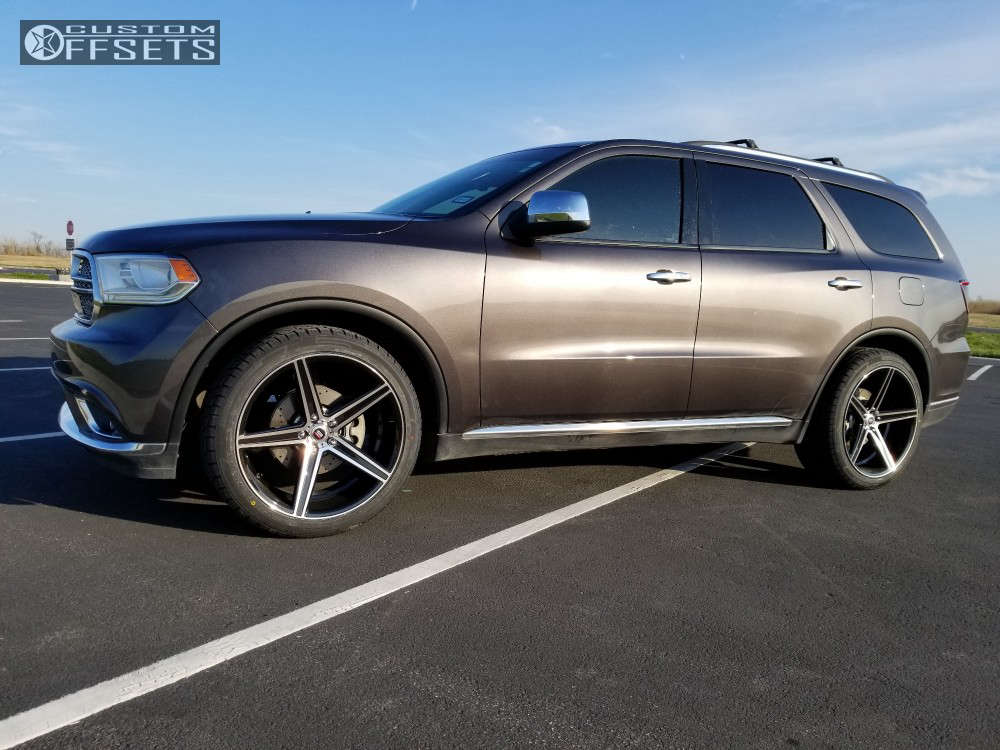 2016 Dodge Durango with 22x10.5 42 Spec-1 Sp-8 and 285/40R22 Nankang Sp ...