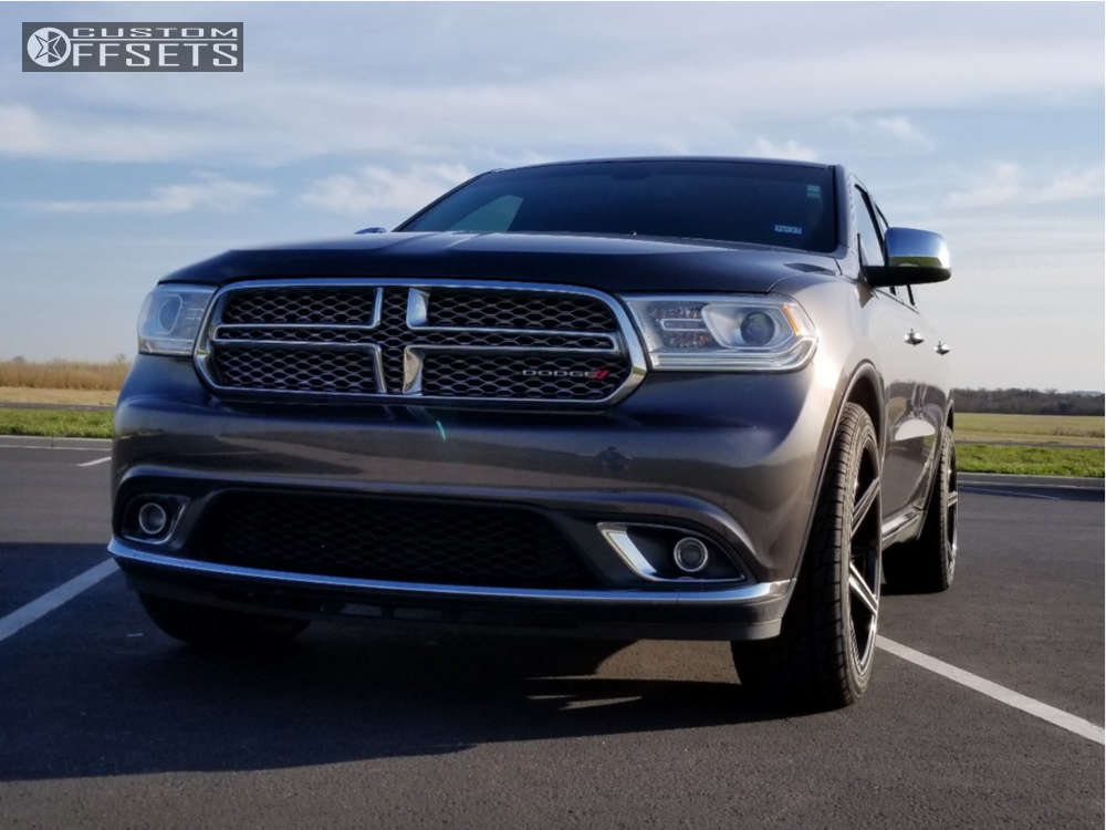 2016 Dodge Durango with 22x10.5 42 Spec-1 Sp-8 and 285/40R22 Nankang Sp ...