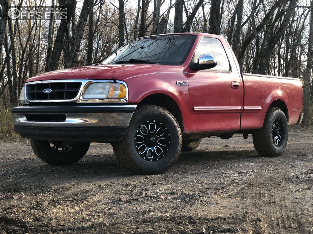 1997 Ford F-150 with 17x9 -12 Helo He879 and 285/70R17 Nitto Terra ...
