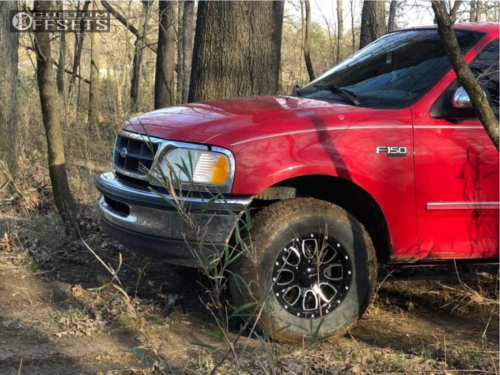 1997 Ford F-150 with 17x9 -12 Helo He879 and 285/70R17 Nitto Terra ...
