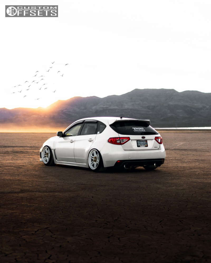 2011 Subaru WRX with 18x10.5 44 AME and 225/25R18 Toyo Tires Extensa Hp ...