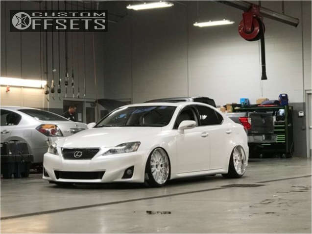 2011 Lexus IS250 with 19x10 15 Work VS XX and 225/35R19 Lexani Lx ...