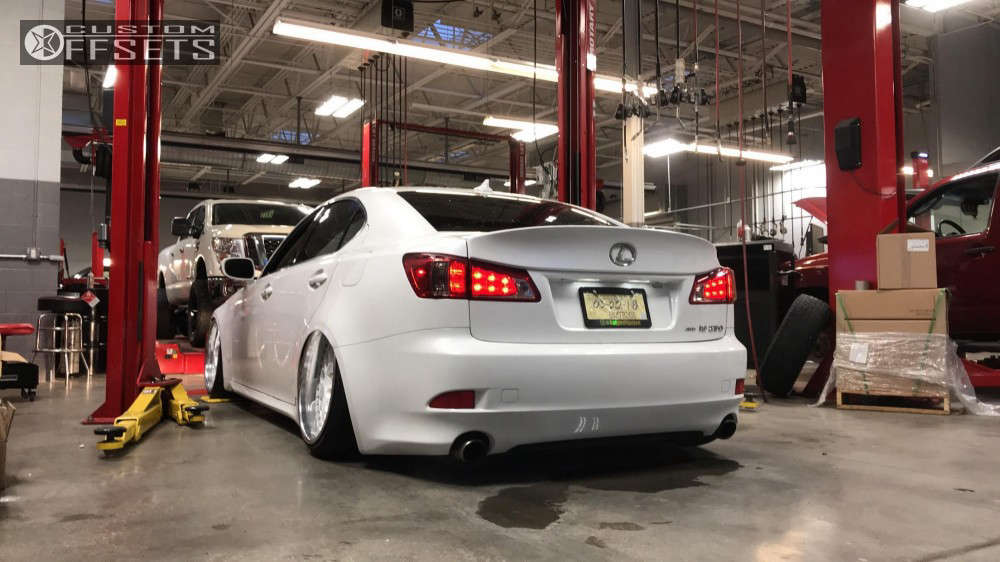 2011 Lexus IS250 with 19x10 15 Work VS XX and 225/35R19 Lexani Lx ...