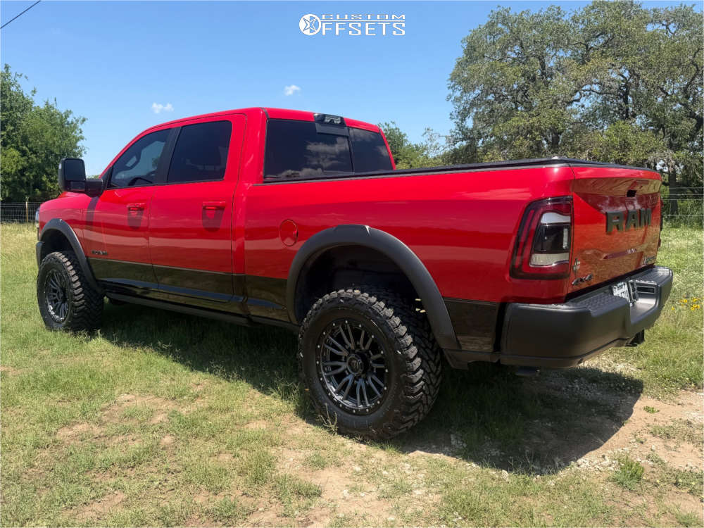 2023 Ram 2500 with 20x9 1 Fuel Rebel 8 and 35/12.5R20 Venom Power Terra ...