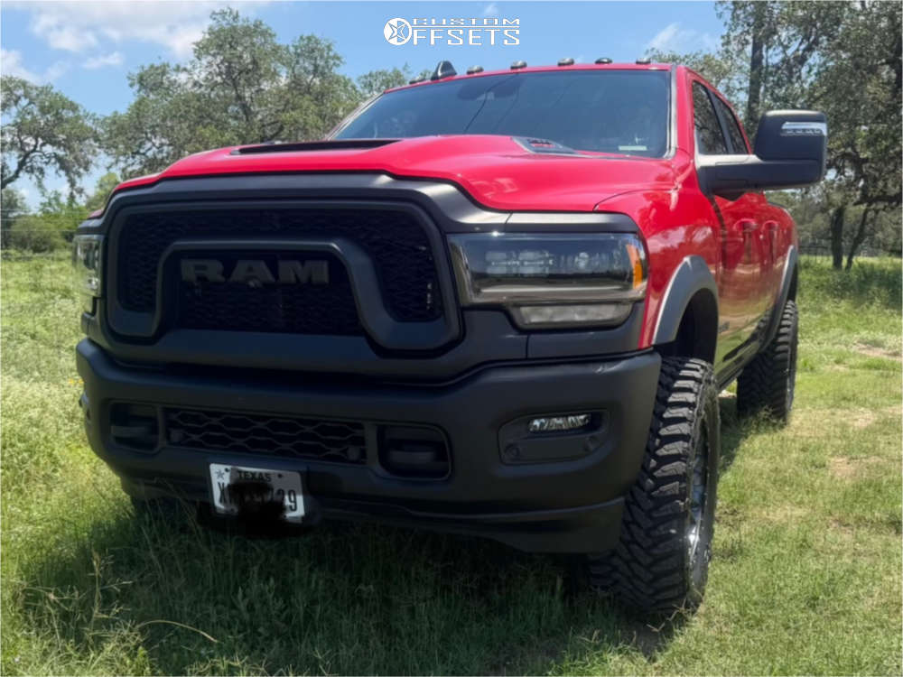 2023 Ram 2500 with 20x9 1 Fuel Rebel 8 and 35/12.5R20 Venom Power Terra ...