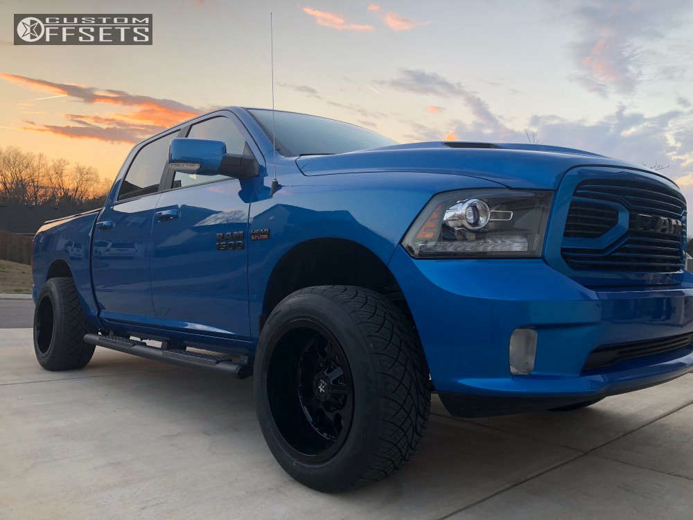 2018 Ram 1500 with 20x12 -44 RBP 73R and 305/50R20 Nitto NT420V and ...