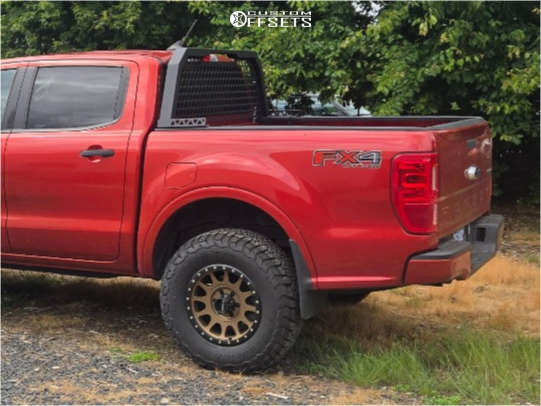2019 Ford Ranger with 17x8.5 25 Method Mr305 and 285/70R17 BFGoodrich ...
