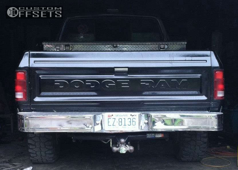 1988 Dodge W100 with 15x10 -47 Dick Cepek Dc-2 and 33/12.5R15 Mud Claw ...