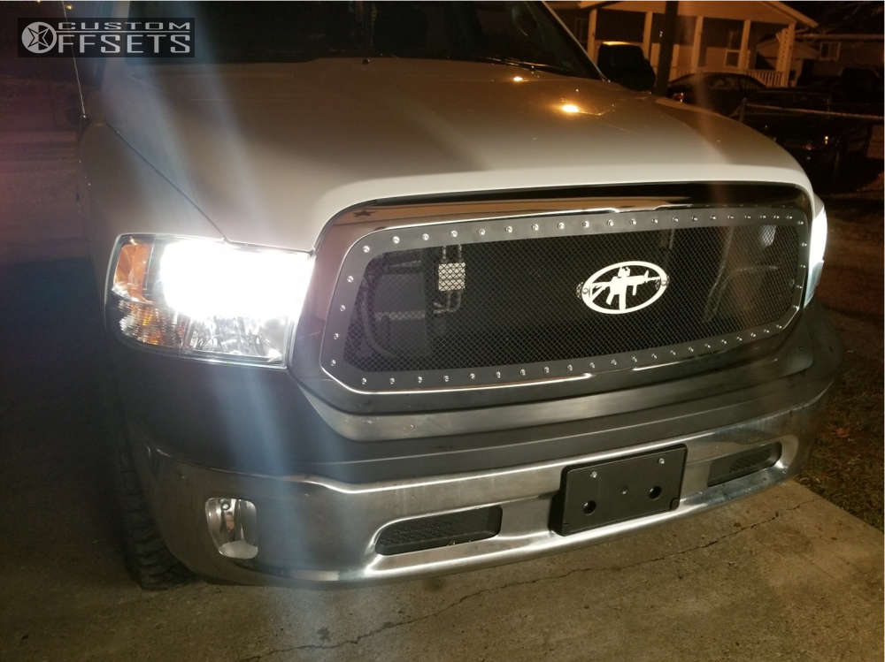 2014 Dodge Ram 1500 with 17x9 -10 Vision Raptor and 285/70R17 Atturo ...