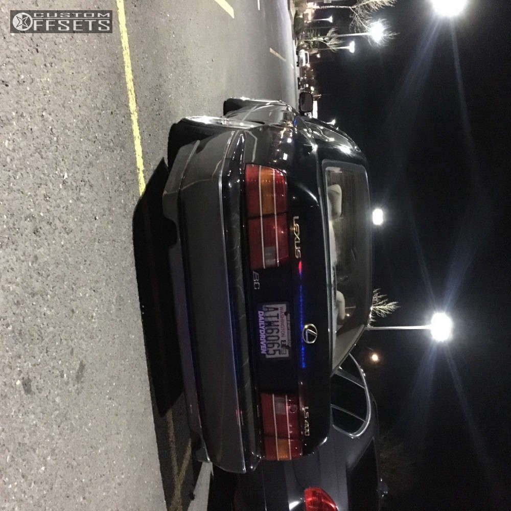 1995 Lexus LS400 with 19x9.5 22 ESR Sr06 and 225/35R19 Nankang NS-20 ...