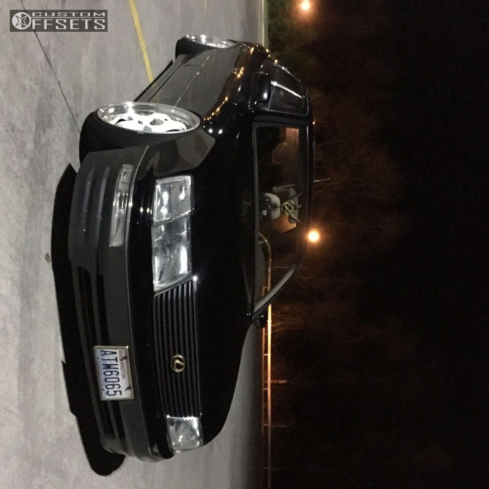 1995 Lexus LS400 with 19x9.5 22 ESR Sr06 and 225/35R19 Nankang NS-20 ...