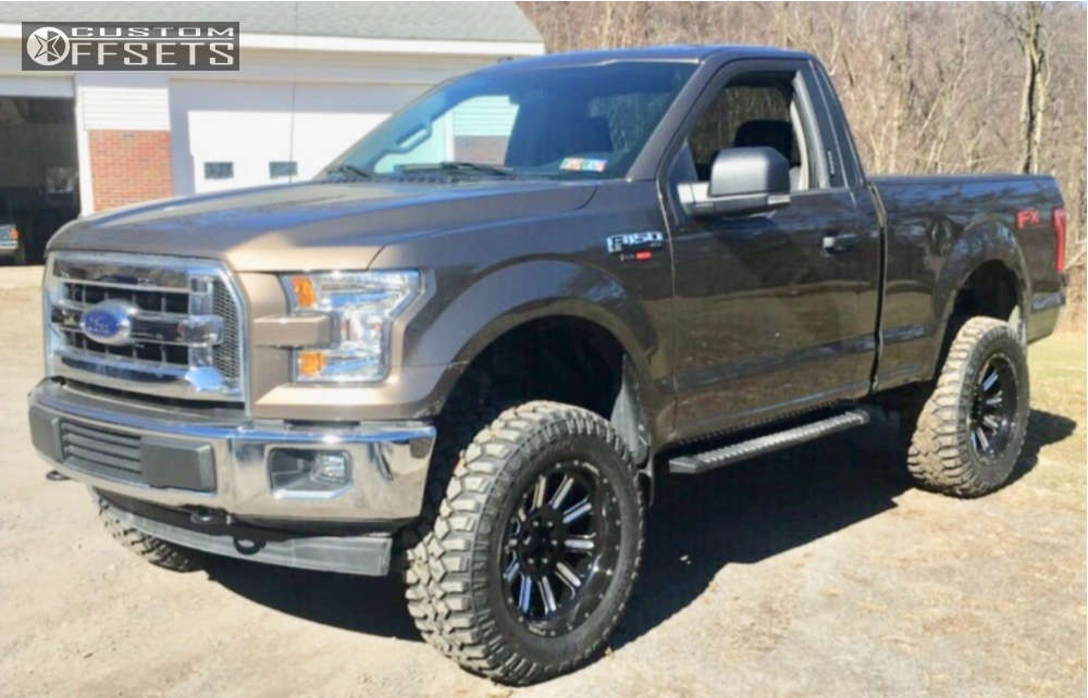 2017 Ford F-150 with 20x10 -18 Fuel Hardline and 35/12.5R20 Mickey Thompson Deegan 38 and ...