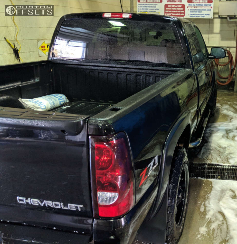 2004 Chevrolet Silverado 1500 with 17x9 -12 Mayhem Warrior and 265 ...