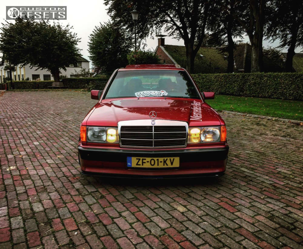 1991 Mercedes-Benz SL550 with 17x8.5 17 OZ Racing AERO AMG and 205 ...