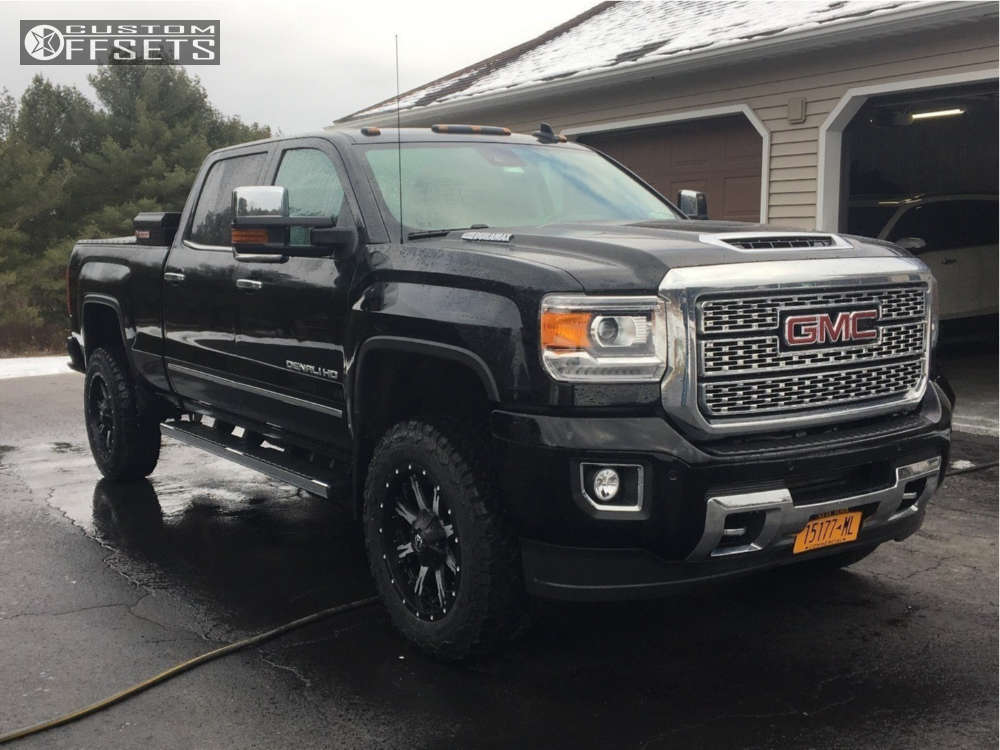 2018 GMC Sierra 2500 HD with 20x9 1 Fuel Nutz and 275/65R20 BFGoodrich ...