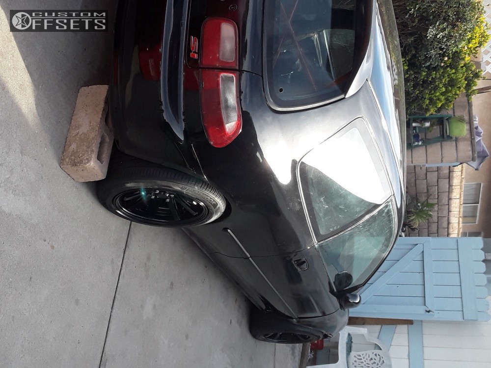 1992 Honda Civic with 15x8 15 STR 522 and 195/50R15 Hankook Ventus and ...