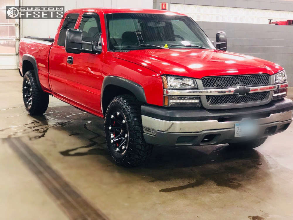 2005 Chevrolet Silverado 1500 with 17x9 -12 Ballistic Jester and 285 ...