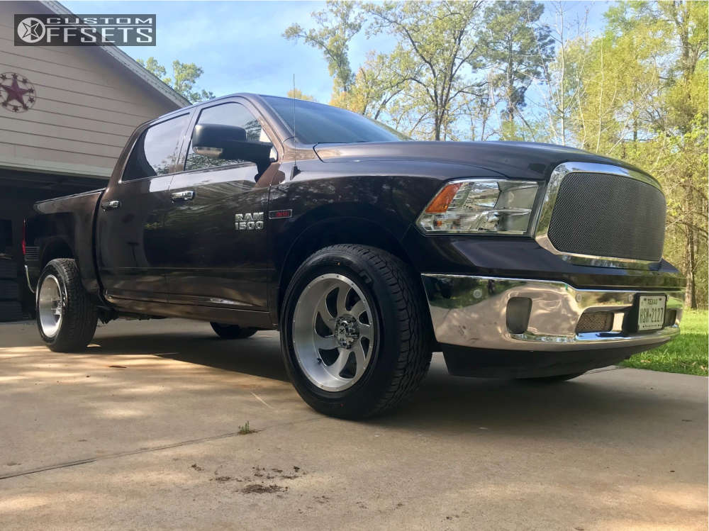 2016 Ram 1500 with 20x10 -19 Xtreme Force Xf1 and 275/60R20 Falken Ziex ...