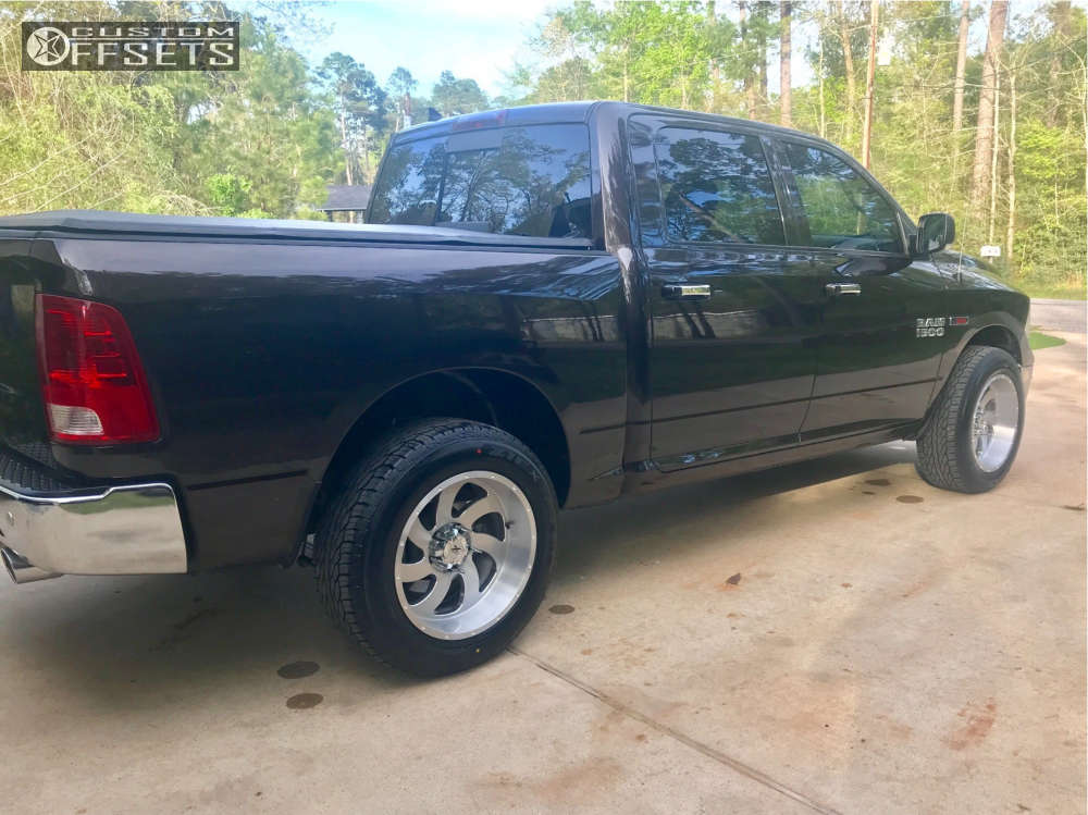 2016 Ram 1500 with 20x10 -19 Xtreme Force Xf1 and 275/60R20 Falken Ziex ...