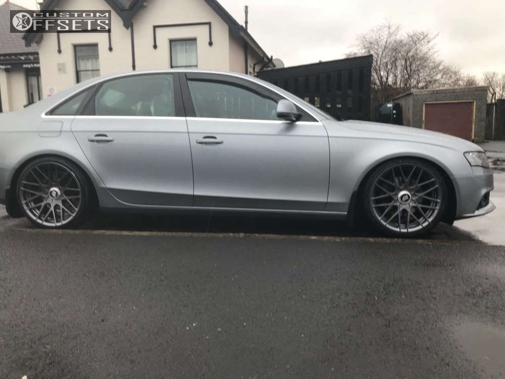 2008 Audi A4 with 19x8.5 45 Rotiform Rse and 235/35R19 Nitto Motivo and ...