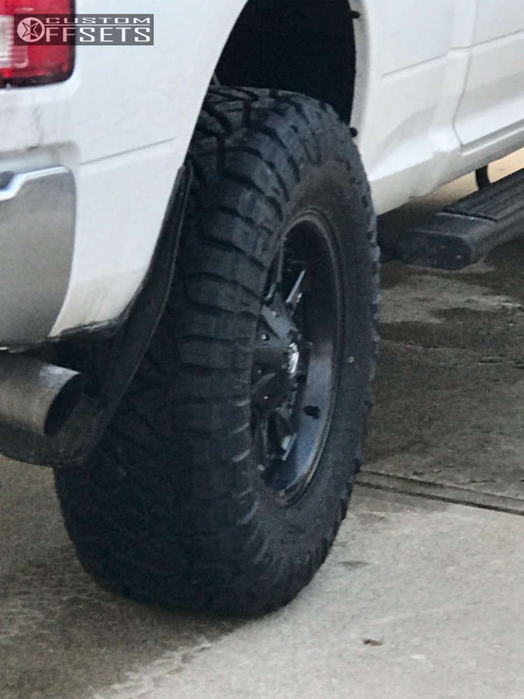 2016 Ram 2500 with 18x9 20 Fuel Hydro and 35/12.5R18 Nitto Ridge ...