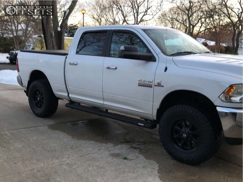 2016 Ram 2500 with 18x9 20 Fuel Hydro and 35/12.5R18 Nitto Ridge ...