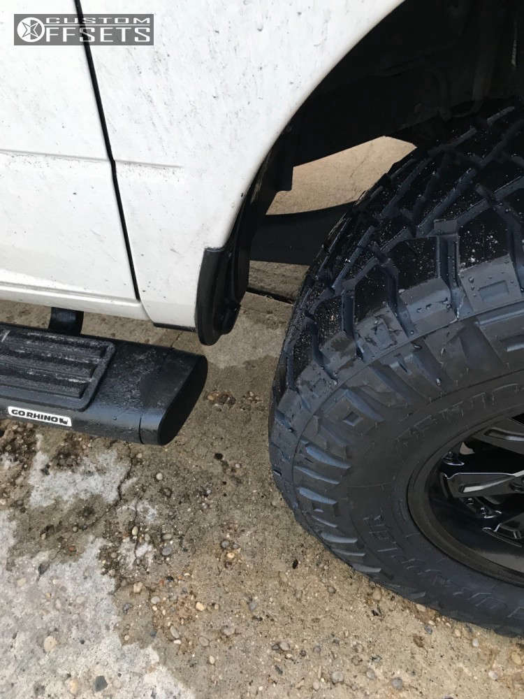 2016 Ram 2500 with 18x9 20 Fuel Hydro and 35/12.5R18 Nitto Ridge ...