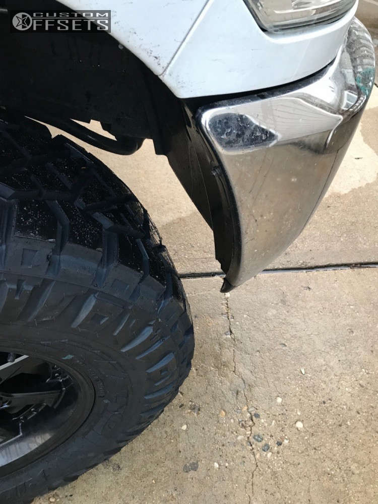 2016 Ram 2500 with 18x9 20 Fuel Hydro and 35/12.5R18 Nitto Ridge ...