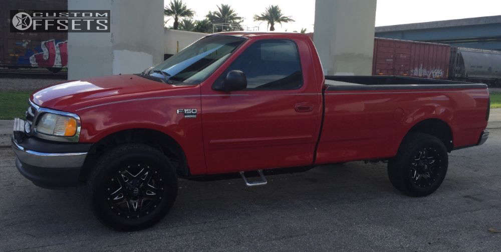 2000 Ford F-150 with 18x9 -12 Fuel Full Blown and 285/60R18 Falken ...