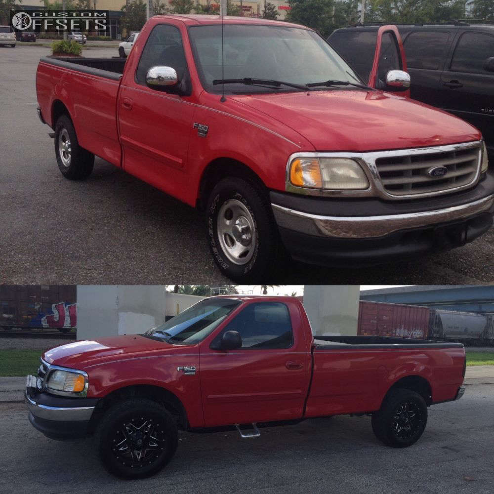 2000 Ford F-150 with 18x9 -12 Fuel Full Blown and 285/60R18 Falken ...