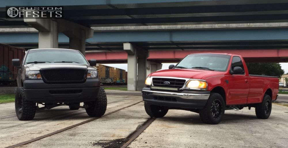 2000 Ford F-150 with 18x9 -12 Fuel Full Blown and 285/60R18 Falken ...