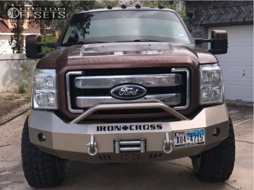 2012 Ford F-350 Super Duty with 26x14 -76 Fuel Forged Ff29 and 37/13 ...