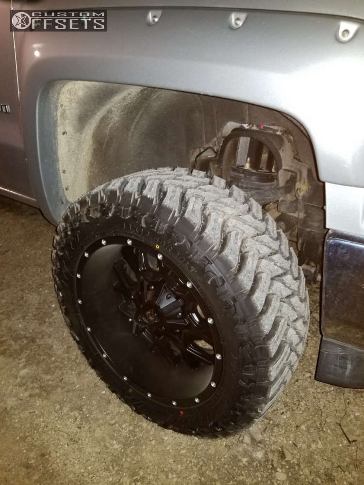 2014 Chevrolet Silverado 1500 with 20x10 -19 Dropstars 645b and 33/12 ...