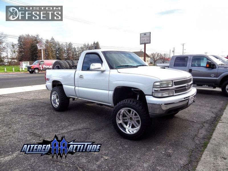 2000 Chevrolet Silverado 1500 with 20x12 -44 American Force Rebel SS ...