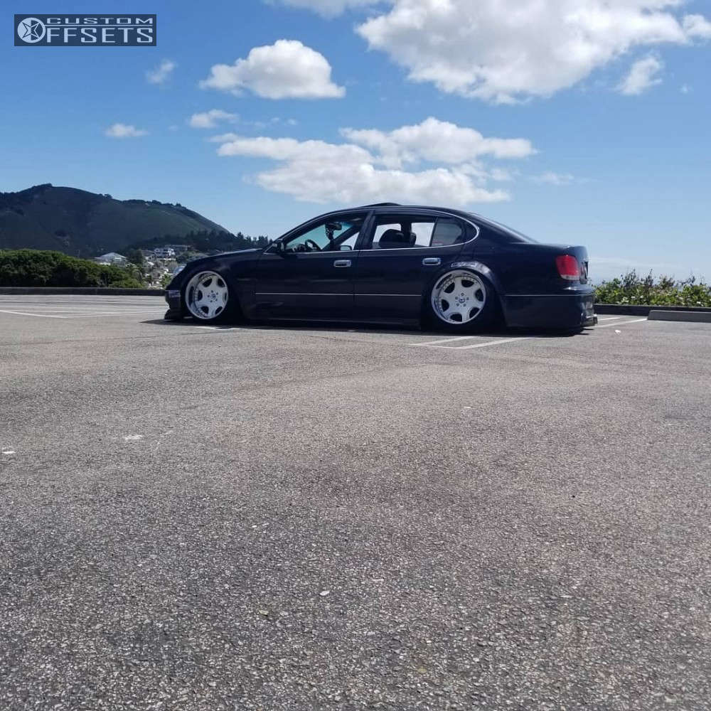 2003 Lexus GS300 with 19x11 -54 Weds Bazreia and 205/30R19 Accelera ...