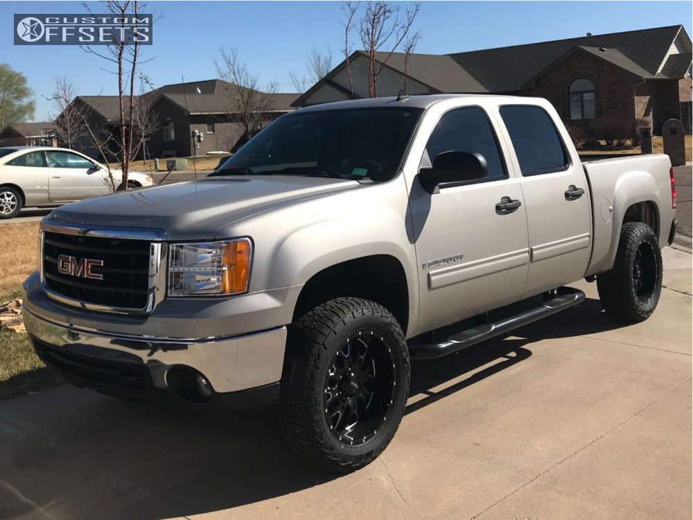 2008 GMC Sierra 1500 with 20x10 -25 Ultra Hunter and 275/60R20 Falken ...