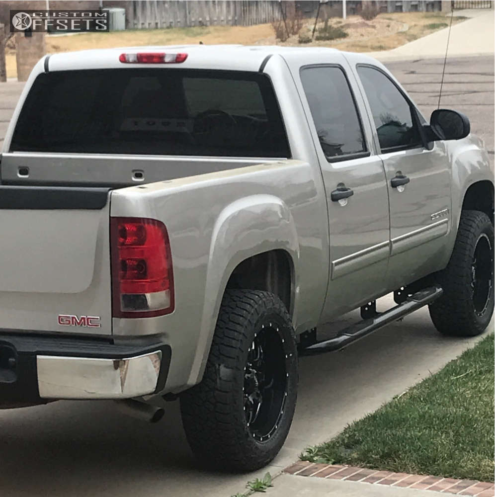 2008 GMC Sierra 1500 with 20x10 -25 Ultra Hunter and 275/60R20 Falken ...
