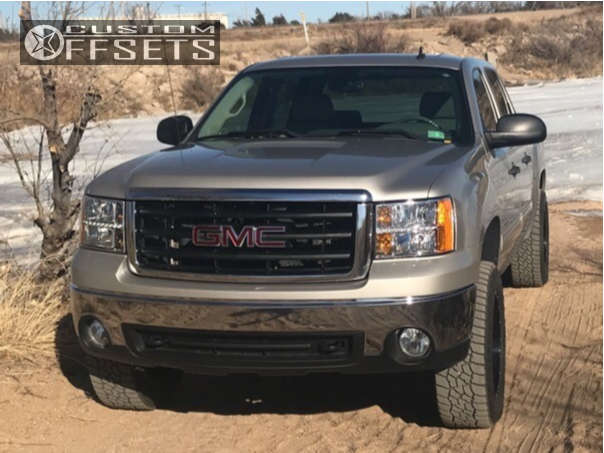 2008 GMC Sierra 1500 with 20x10 -25 Ultra Hunter and 275/60R20 Falken ...