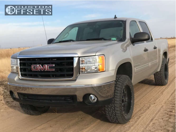 2008 GMC Sierra 1500 with 20x10 -25 Ultra Hunter and 275/60R20 Falken ...