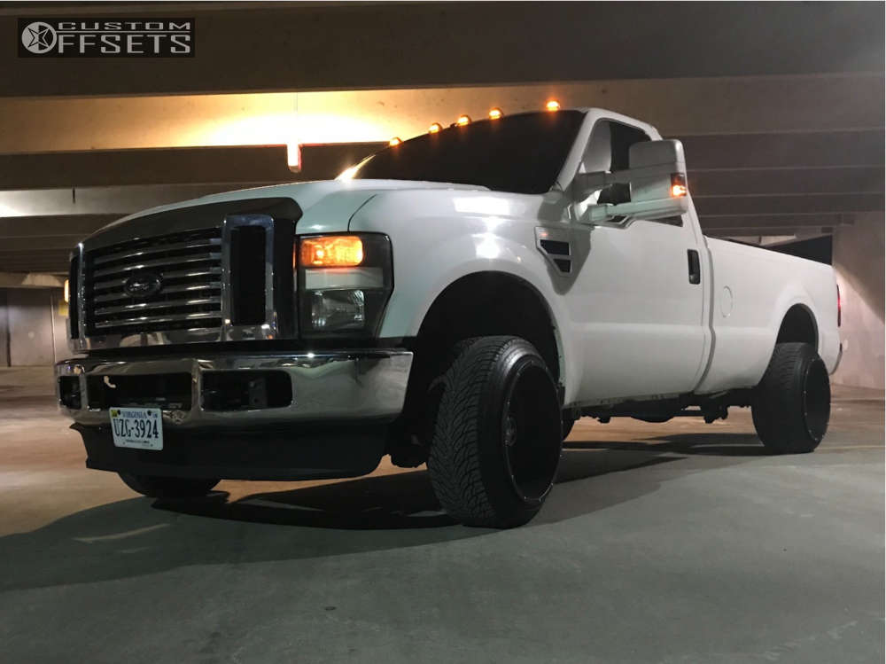 2008 Ford F-350 Super Duty with 20x12 -51 Vision Rocker and 275/45R20 ...