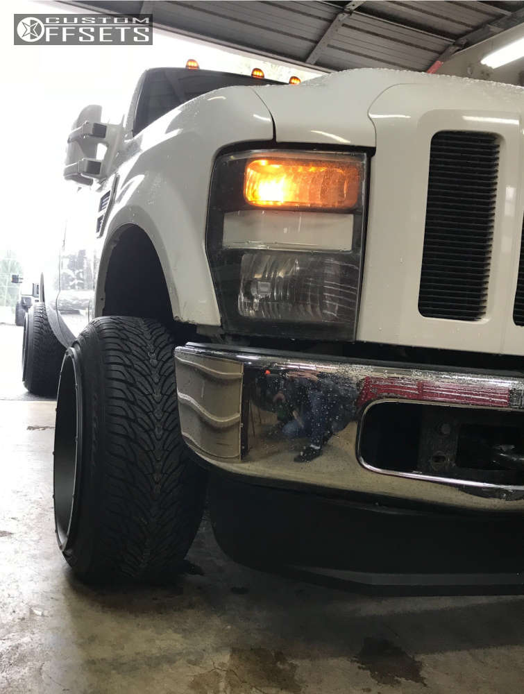 2008 Ford F-350 Super Duty with 20x12 -51 Vision Rocker and 275/45R20 ...