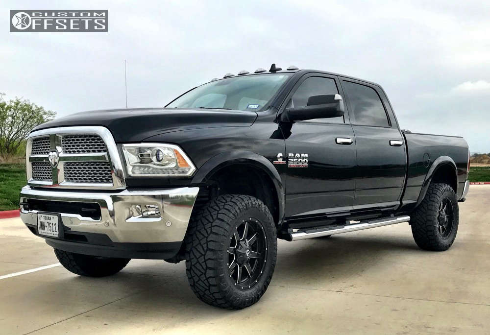 2016 Ram 2500 with 20x9 1 Fuel Maverick D610 and 35/12.5R20 Nitto Ridge ...