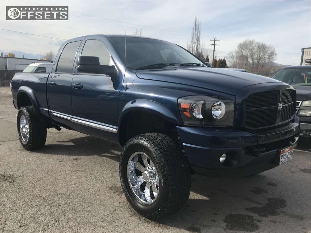 2007 Dodge Ram 2500 with 20x10 -24 Mazzi Hulk and 325/60R20 Hankook ...