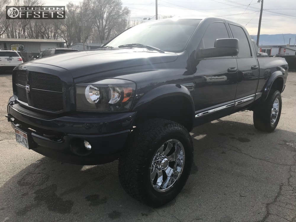 2007 Dodge Ram 2500 with 20x10 -24 Mazzi Hulk and 325/60R20 Hankook ...