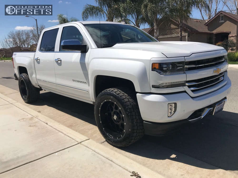 2017 Chevrolet Silverado 1500 with 20x10 -24 XD Xd820 and 305/50R20 ...